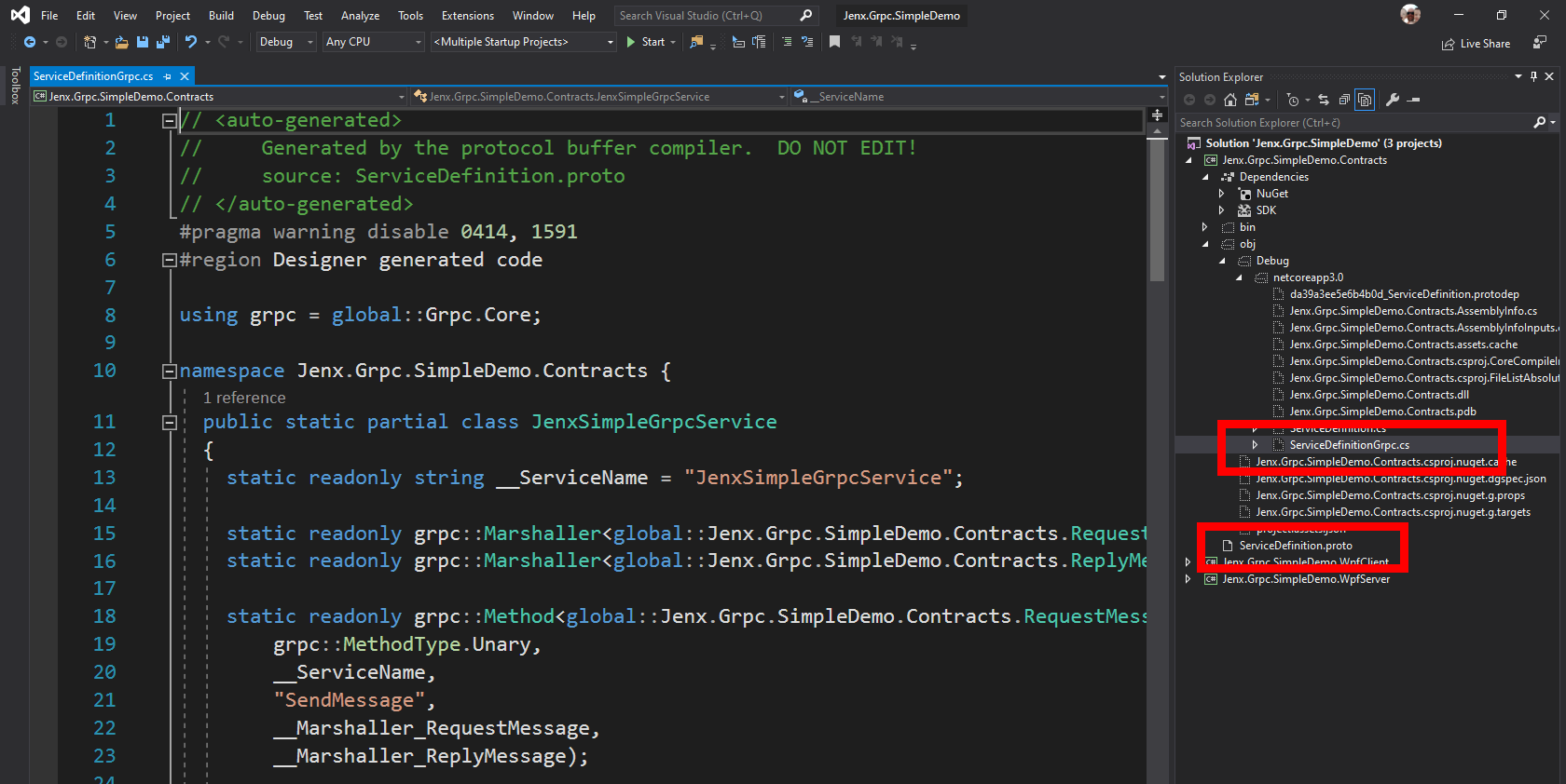Experimenting with gRPC in .NET Core. – jenx.si