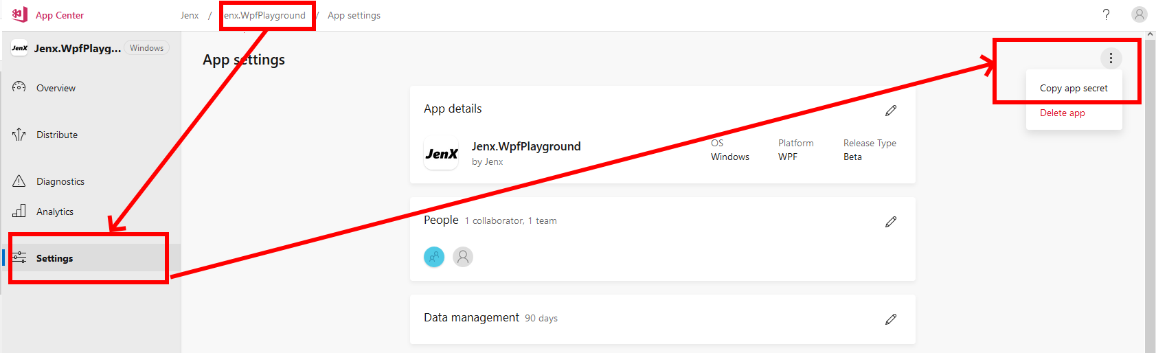 App Center and WPF. – jenx.si