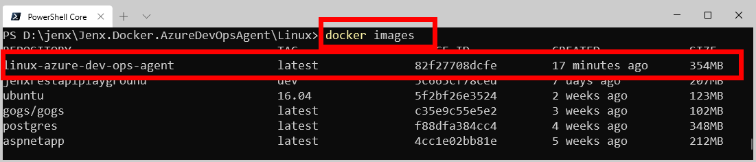 Running A Self Hosted Azure Devops Linux Agent In Docker Jenxsi