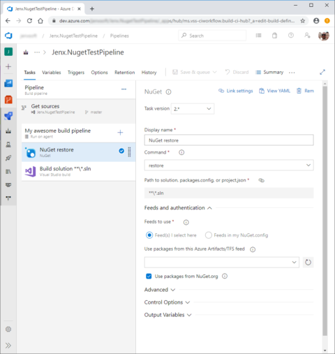 Azure Devops The Nuget Command Failed With Exit Code1 Packages Failed To Restore Jenxsi
