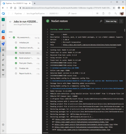 Azure Devops The Nuget Command Failed With Exit Code1 Packages Failed To Restore Jenxsi